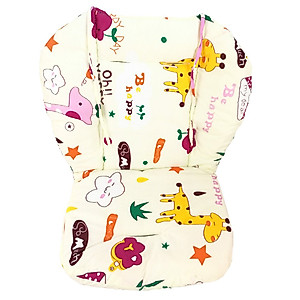 High Chair Cushion, High Chair Pad/seat Cushion/Baby High Chair Cushion,Soft and Comfortable,Light and Breathable,Make The Baby More Comfortable (Pink Deer Pattern)
