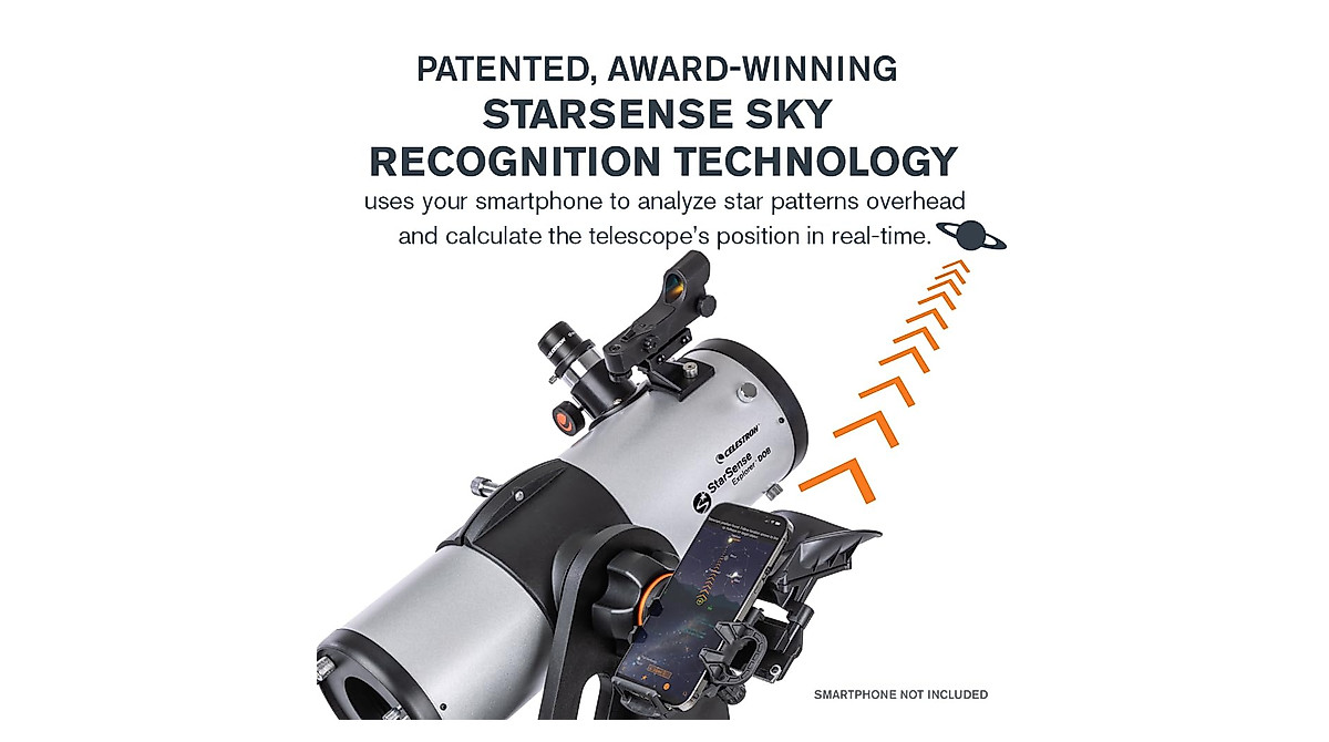 Celestron StarSense Explorer 114mm Tabletop Dobsonian Telescope ...