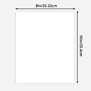 16 Pack 8x10 Picture Backing Board,JIEJIEGS Uncut White Mats Matboards for Photos, Frame, Artwork, Print,Picture,4-PLY,Acid-Free(16PCS,8X10in)
