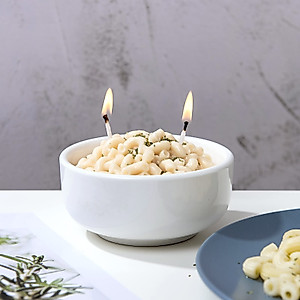 Macaroni Macaroni and Cheese Pasta Bowl Scented Candle Ritual Gift for Your Lovers Friends
