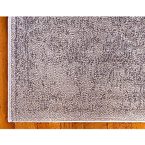 Unique Loom Tuareg Collection Vintage Distressed Traditional Area Rug, 9 x 12 ft, Beige/Brown