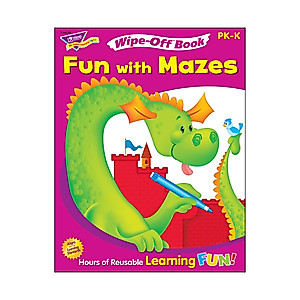 Trend Enterprises Fun with Mazes Wipe-Off Book