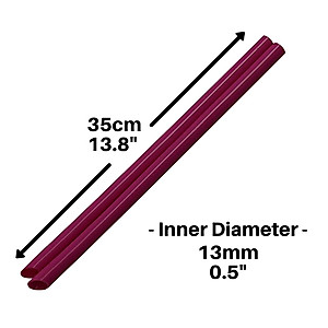 Pink Vocal Tubes for Speech Therapy and Singing Therapy Straws for Vocal Health - Set of 2 Silicone Tubes for water resistant Voice Therapy and Tube Phonation Singing exercises and singing training