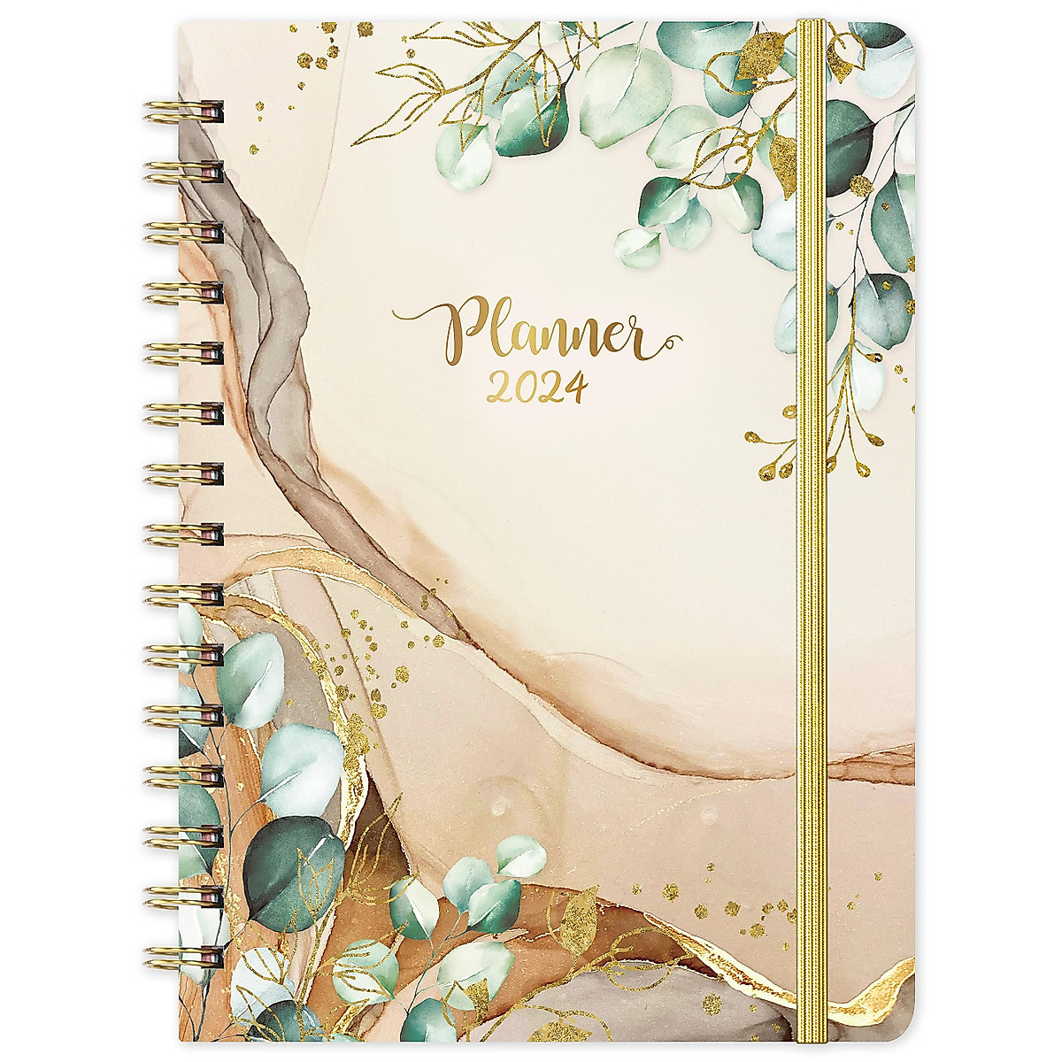 2023-2024 Planner – Weekly & Monthly Academic Planner 2023-2024, Jul 2023 - Jun 2024, 6.4" x 8.5", Monthly Tabs, Flexible Hardcover, Thick Paper, Strong Binding, Back Pocket, Inspirational Quotes