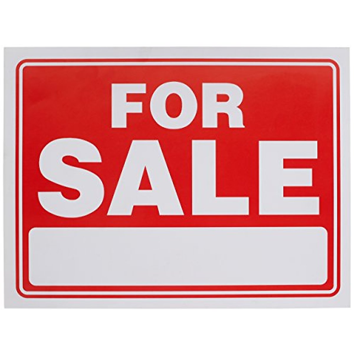 Ram-Pro 9" X 12" Sale Sign for Car and Auto Sales - Rust Free Clear and Visible Text Long Lasting with A Space to Hand Write, (4 Pack)