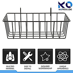 Hay Feeder for Rabbit, Guinea Pig, Bunny, Chinchilla, Heavy-Duty Metal Frame Hay Feeder, Small Animal Basket with Hook Metal Grass Holder Black