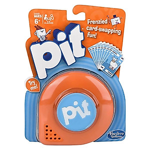 Hasbro Pit Card Game - Frenzied Family Fun for 3-8 Players Ages 6 and Up
