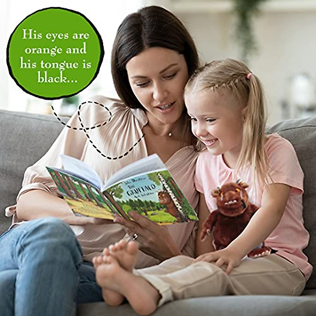 WOW! STUFF The Gruffalo Interactive Plush | Official Talking 12" Soft Toy from The Julia Donaldson Childrens Books and Films | Unlock The Bonus Phrases | for Boys and Girls Aged 2+