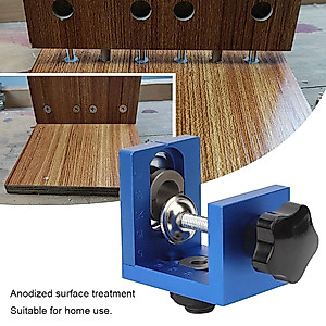 Orenic 3 in 1 Pocket Hole Jig Kit, Drill Guide Hole Opener Woodworking Locator, Hole Jig Positioning Punch Tools with Positioning Clip, Adjustable Drilling Guide for Puncher Locator Carpentry Woodwork