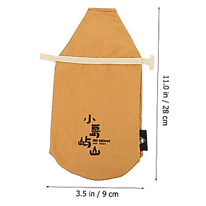 CIMAXIC Large Capacity Canvas Drawstring Bag for Camping and Storage Multi Purpose Rice and Grain Holder Muslin Style for Outdoor Adventures and Picnics