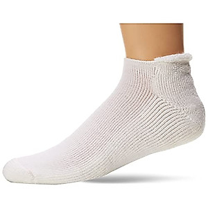Thorlos Unisex G Golf Padded Rolltop Sock, White, XLarge