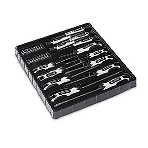 Amazon Basics 34-Piece Magnetic Tip Screwdriver Set - Slotted, Phillips, Star