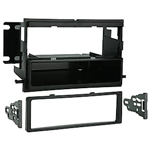 Metra Electronics 99-5808 Single DIN Installation Multi-Kit for Select 2004-up Ford/Mercury Vehicles (Black), Silver