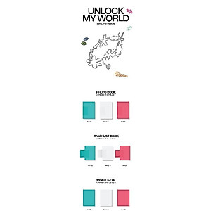 fromis_9 1st fromis_9 'Unlock My World' Album [imagine ver.]+Pre Order Benefits+BolsVos Exclusive K-POP Inspired Digital Merches (Goal Setting Planner, Sticker Pack)