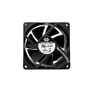 Bgears b-Blaster 80mm 2 Ball Bearing High Speed Extreme Airflow Fan,Black