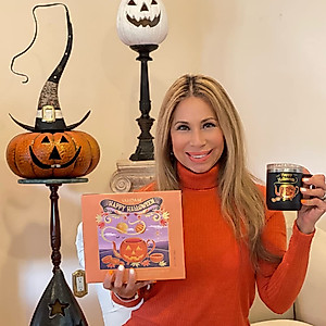 VAHDAM Halloween Pumpkin Mug Halloween Coffee Mug - Stainless Steel Double Wall Insulated Mug with Lid & Handle | Halloween Cups for Hot & Cold Drinks | Halloween Themed Mug, Halloween Mug