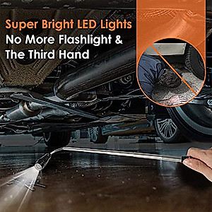 Magnetic Pickup Tool with LED,Stocking Stuffers Christmas Gifts,Anniversary Birthday Valentines Day Cool Gifts Idea for Him Dad Husband,Dad Gifts