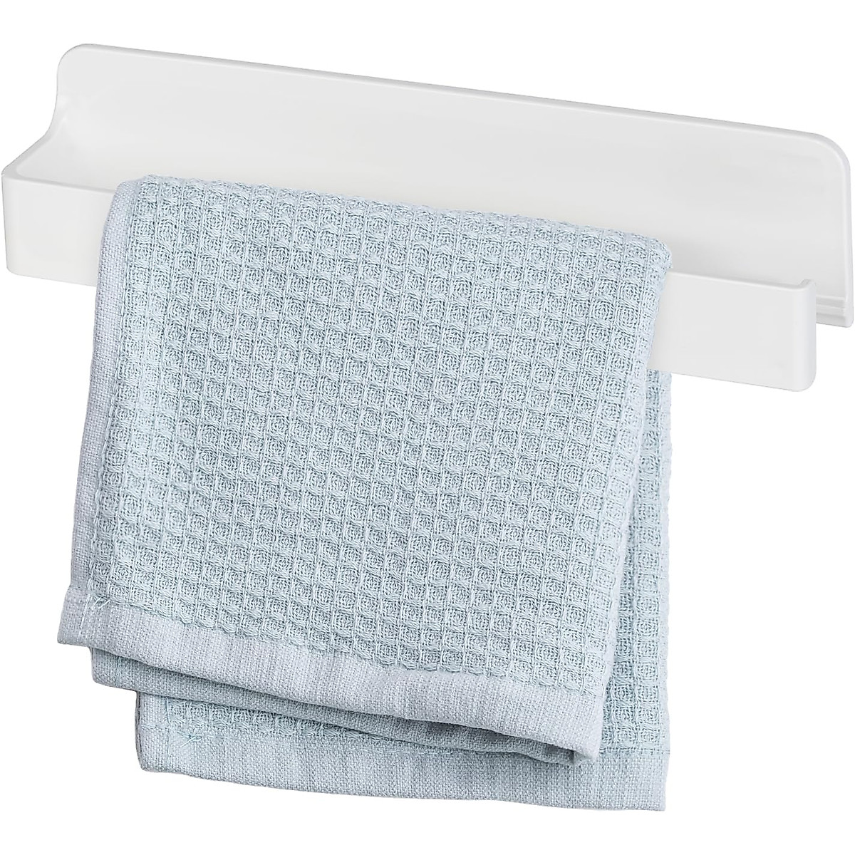 Carrotez Wall-Mounted Unscrewed Magnetic Easy Installation Towel Bar, Towel bar for Bathroom, Hanging bar for Kitchen - White