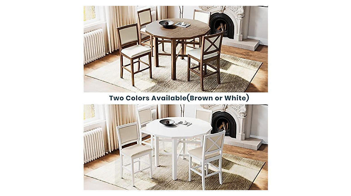 Prohon 5-Pc Counter Height Dining Set - Irregular Design