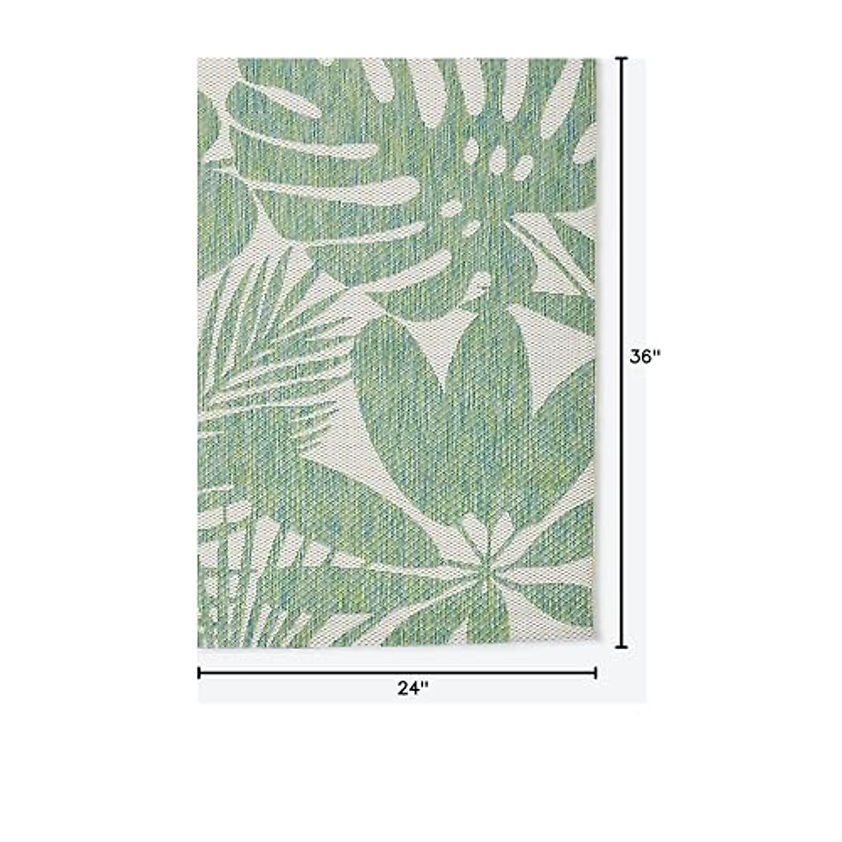 Novogratz by Momeni Villa Salerno Green Indoor/Outdoor Area Rug 2' X 3'