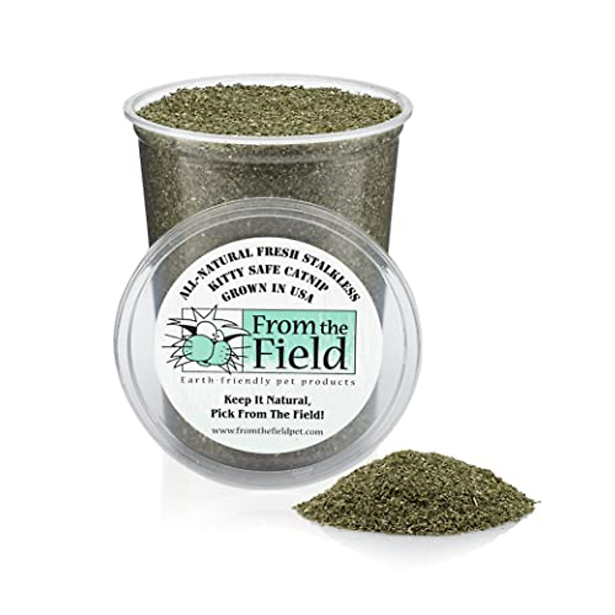 From The Field 6-Ounce Catnip Kitty Safe Stalkless Tub