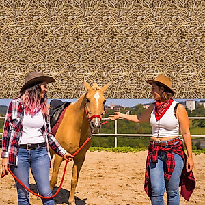 gisgfim 3 Pcs Straw Tablecover 105 x 54 inch Farm Hay Table Cover Western Birthday Theme Tablecloth Cowboy Theme Party Decorations Hawaiian Luau Party Supplies