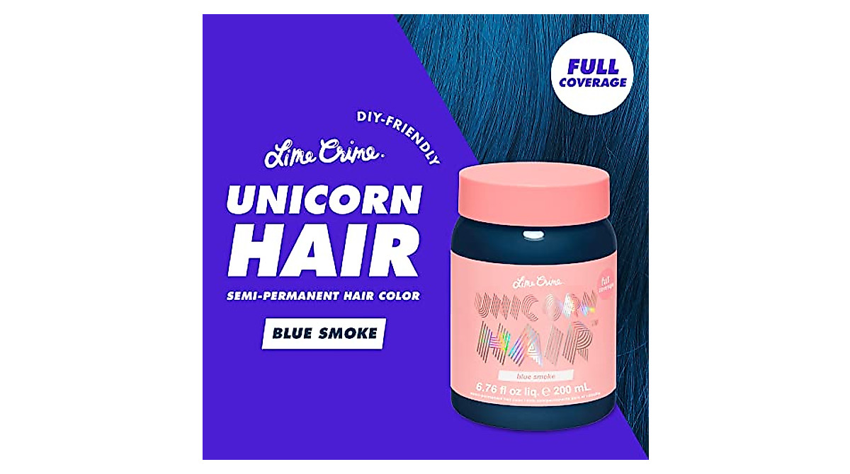 Transform Your Hair with Lime Crime Blue Smoke Dye
