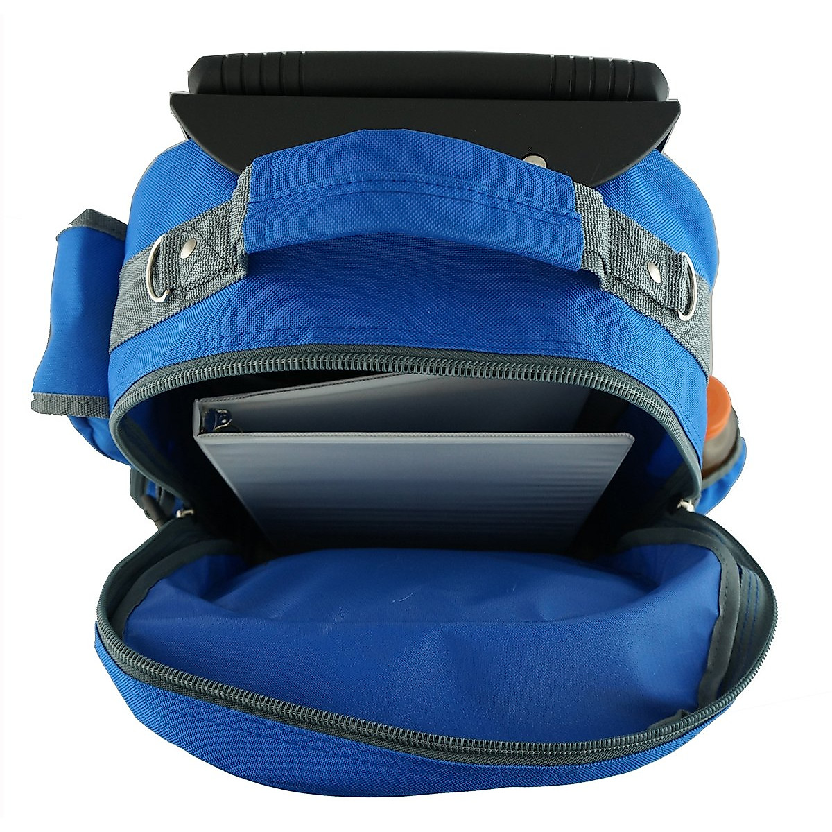 Deluxe Wheeled Rolling Backpack for School with Premium Sturdy Wheels Royal