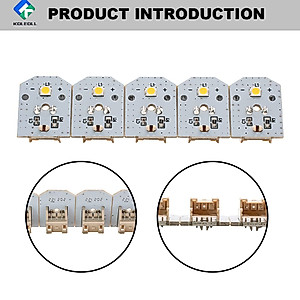 KOLEOLL WR55X11132 WR55X25754 WR55X26486 Refrigerator Led Light Compatible With GE Refrigerator (5pack)