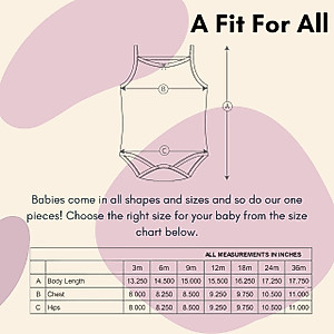 Feathers Baby Girls 100% cotton super soft One-piece Bodysuits 2-Pack