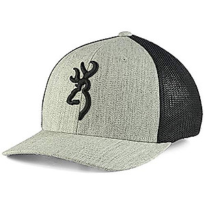 Browning Cap, Colstrip Mesh Back, Heather, Small/Medium