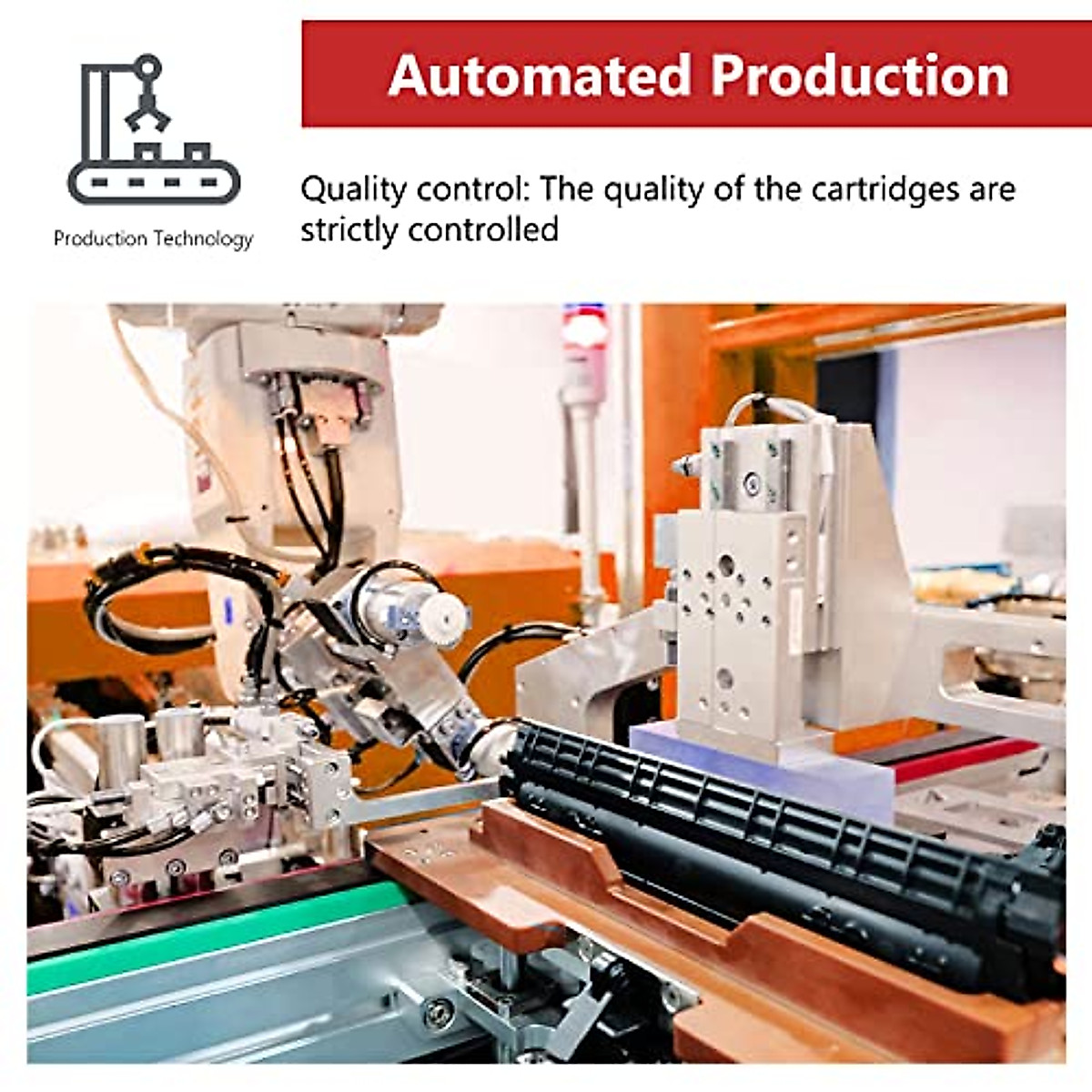 Phaser 6022 Toner Cartridge - EAXIU 1 Pack 106R02759 Black Standard Capacity Toner Replacement for Xerox Phaser 6020 6022 WorkCentre 6025 6027 Printer