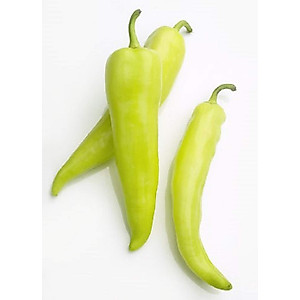 Sweet Banana Pepper Seeds,25 Count "COOL BEANS N SPROUTS" Brand. Heirloom. Non-GMO. Home Gardening.