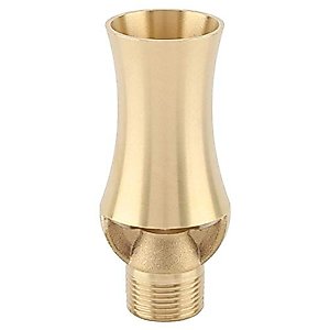Pond Sprinkler Water Fountain Nozzle, Brass Ice Tower Cascade Cedar Spray Head for Garden Pond, Pool, Rockery Decoration(1/2'' 3/4'')