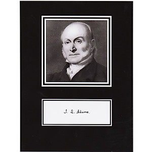Kirkland President John Quincy Adams 8 X 10 Photo Display Autograph on Glossy Photo Paper