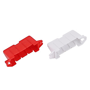 Dilwe RC Drifting Race Track Barrier,120PCS Plastic Universal RC Car DIY Racing Track Road Barrier Remote Control Car Accessories