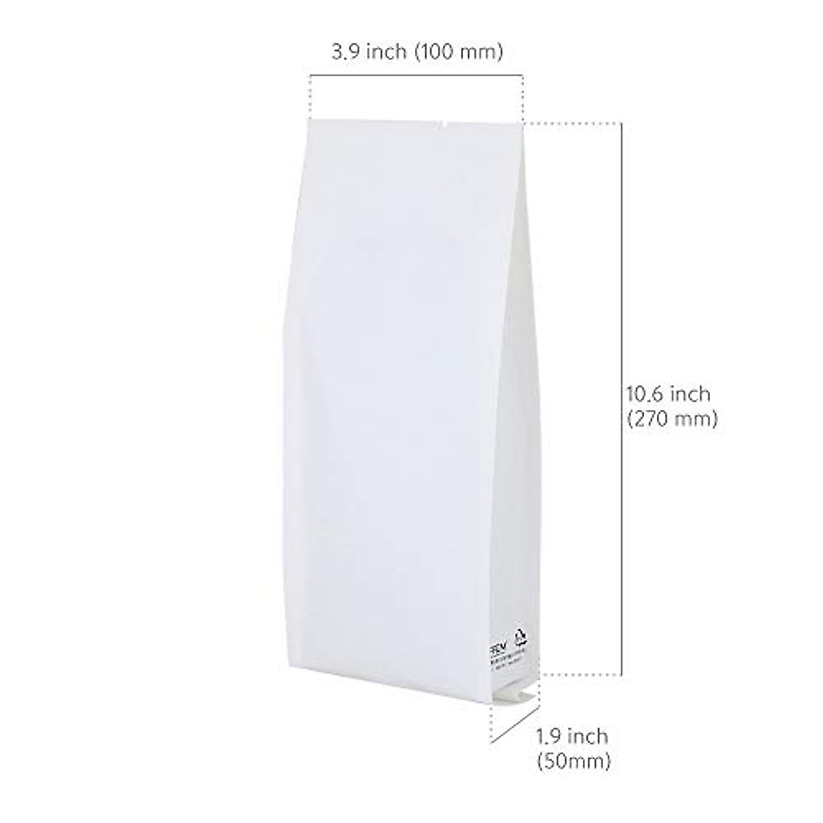 COFFILM Eco Paper Side Gussted Coffee Bag 200g 7oz / W Valve (50pcs)