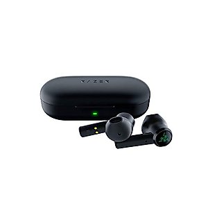 Razer Hammerhead True Wireless Bluetooth Gaming Earbuds: 60ms Low-Latency - IPX4 Water Resistant - Bluetooth 5.0 Auto Pairing - Touch Enabled - 13mm Drivers - Classic Black