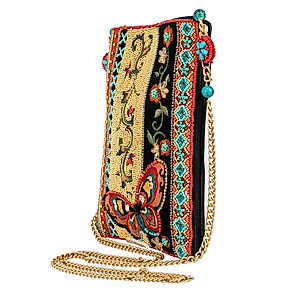 Mary Frances Womens Mary Frances Journey Mini Crossbody handbag, Multi, One Size US