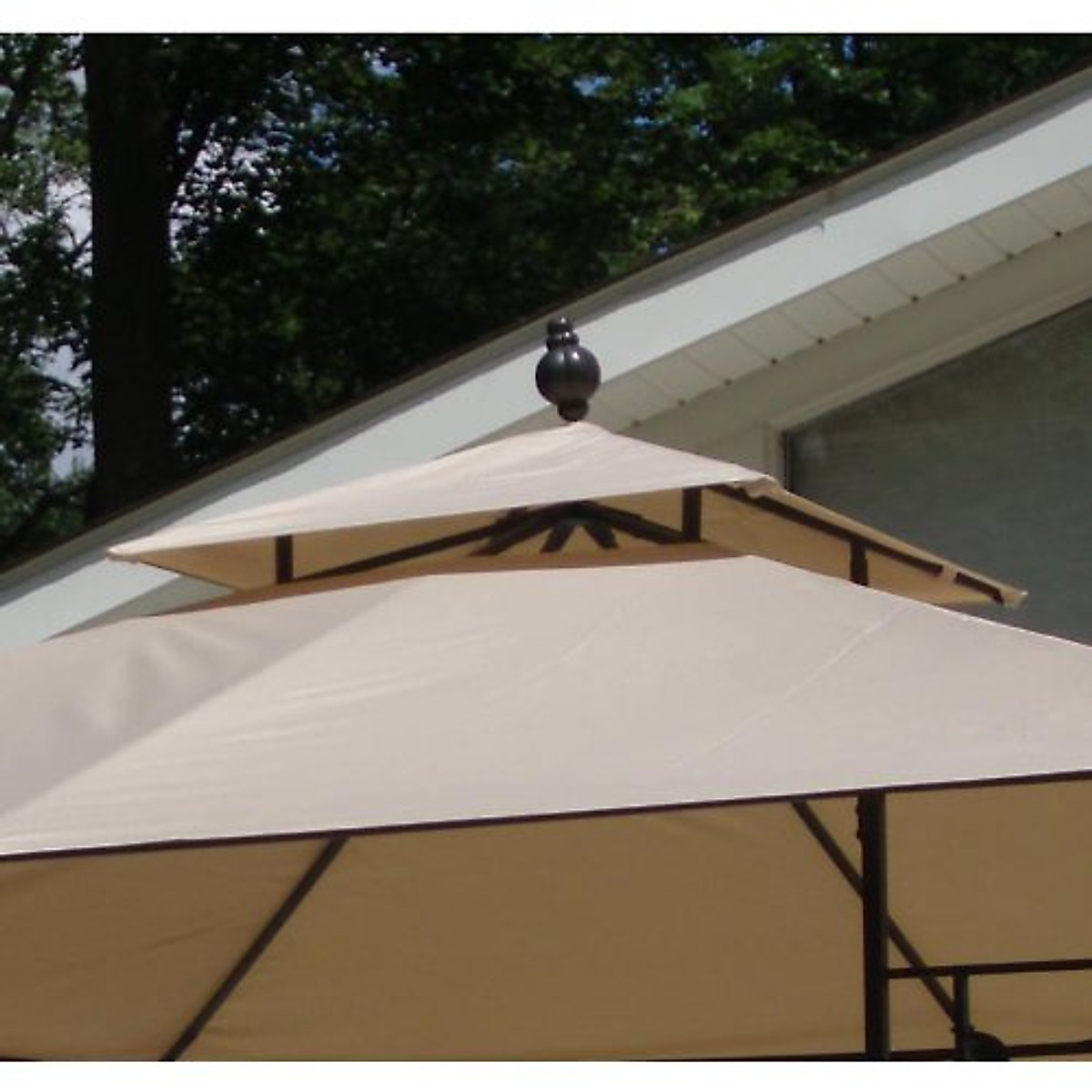 Garden Winds Leaf Gazebo Replacement Canopy Top Cover - RipLock 350