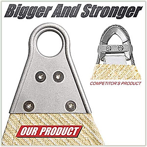 ColourTree 16' x 16' x 16' Beige Triangle Sun Shade Sail Canopy Structure, Super Durable Heavy Duty, Reinforced Corners, Edges & 260 GSM Permeable Fabric - 3 Years Warranty