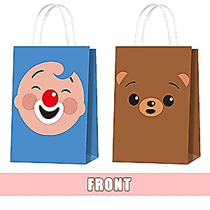 Yizeda 16 Pcs Blim Blim Paper Bags Party Gift Bags Blim Blim Birthday Gift Bags for Kids boy girl Birthday Party Decorations