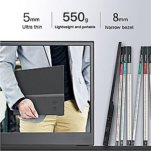 13.3-inch Portable Display, Lightweight IPS High-Definition External Display, Portable Display for Mobile Phone and Computer On The Same Screen