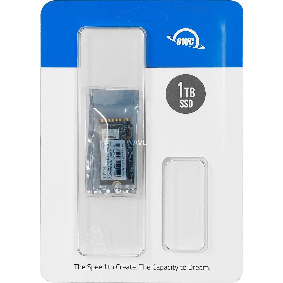 OWC WAVE - SSD 1TB 2.7/1.0 Aura P13 M.2 komatibel mit PCs und Accelsior 1M2