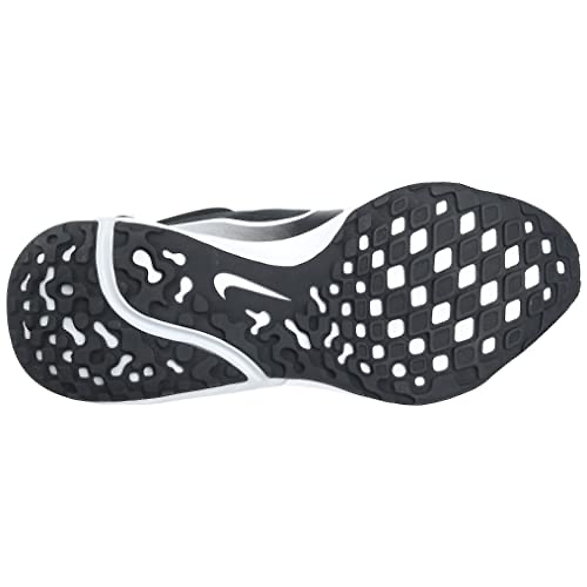 Nike Women's Road Running Shoes, Black White Pure Platinum Dk Smoke Grey, 8.5 US