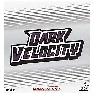 Counterstrike Red Widow Ping Pong Paddle | Unbelievable Carbon Speed | Professional Ping Pong Paddle | Professional Table Tennis Paddle | ITTF Approved | Tournament Legal