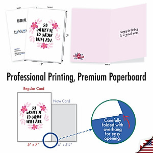 NobleWorks Birthday Mother Greeting Card (Mother) with 5 x 7 Inch Envelope (1 Card) MomAmazing Mom-Grateful C10351FBMG