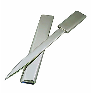 Engraved Letter Opener Royal Navy Insignia Rank Commodore