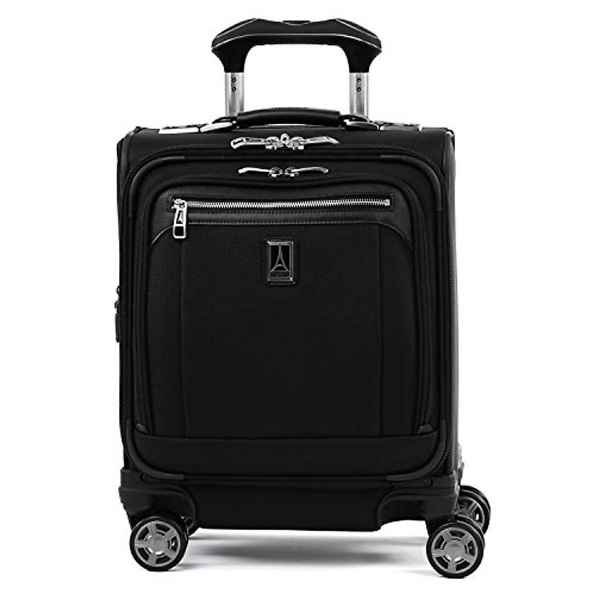 Travelpro Platinum Elite Carry-on Spinner Tote Bag with USB Port, Shadow Black, 16-Inch