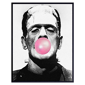 Frankenstein Wall Art & Decor - LARGE 11X14 - Vintage Hollywood Scary Monster Movie Poster - Horror Movie Photograph for Home Theater Wall Decor, Men, Kids, Teens Bedroom - Funny Retro Photo Picture